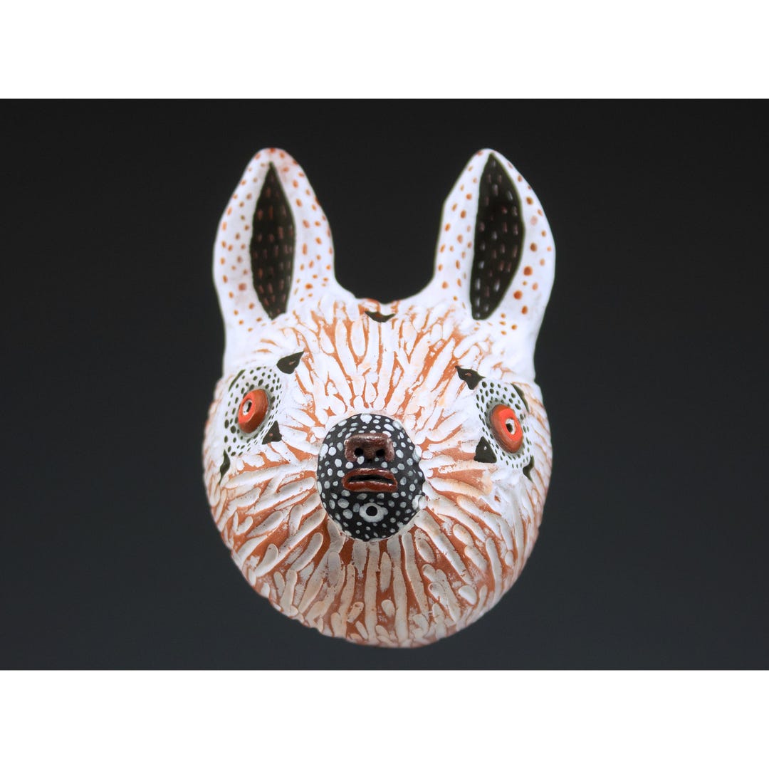 Ceramic Wall Mask by Jenny Mendes Mouse With Red Eyes - Etsy