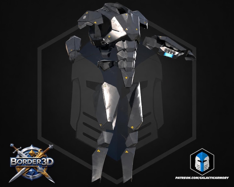 Sci-fi Tactical 3D Printed Cosplay Armor Set | Galactic Armory Null ...