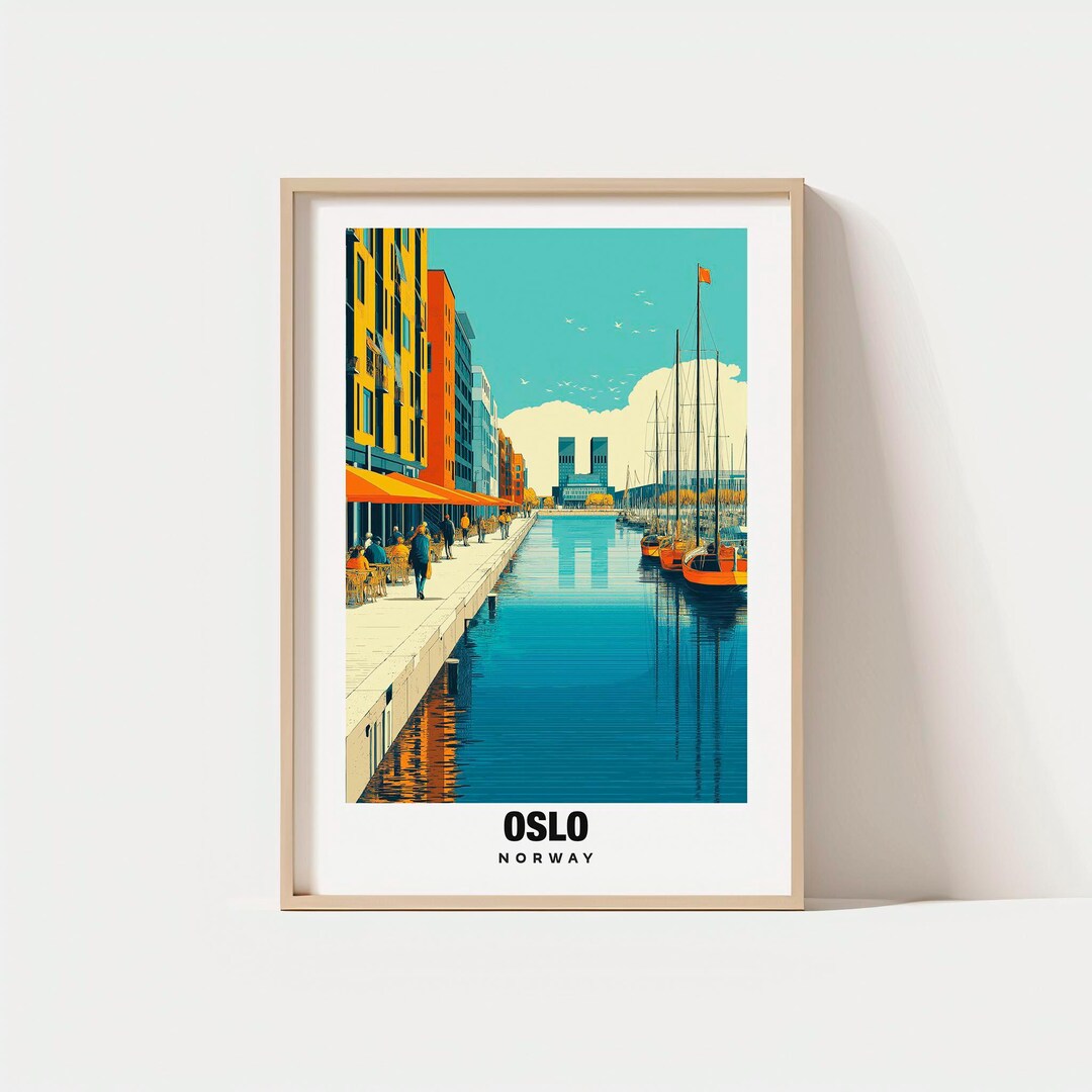 Oslo Print, Nordic Cityscape, Fjord Views (digital Download) - Etsy