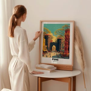 Pune Print – India Poster, Travel Art, Urban Scene, Cultural Views ...