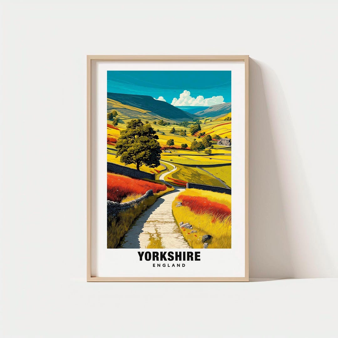 Yorkshire Art Print: Iconic Dales Scenery (multiple Sizes Available) - Etsy