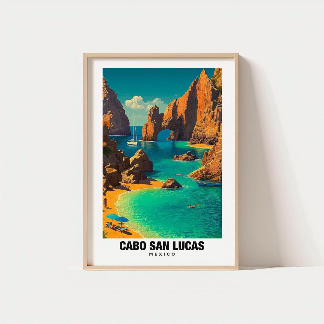 Cabo San Lucas Wall Art - Iconic Baja Beach Landscape - Etsy