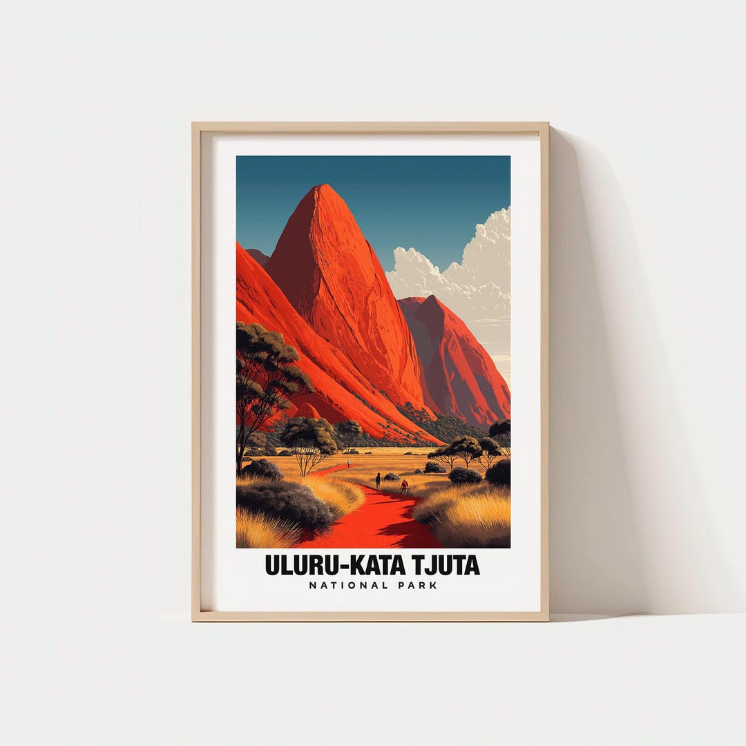Uluru-kata Tjuta National Park Print: Iconic Australian Desert ...