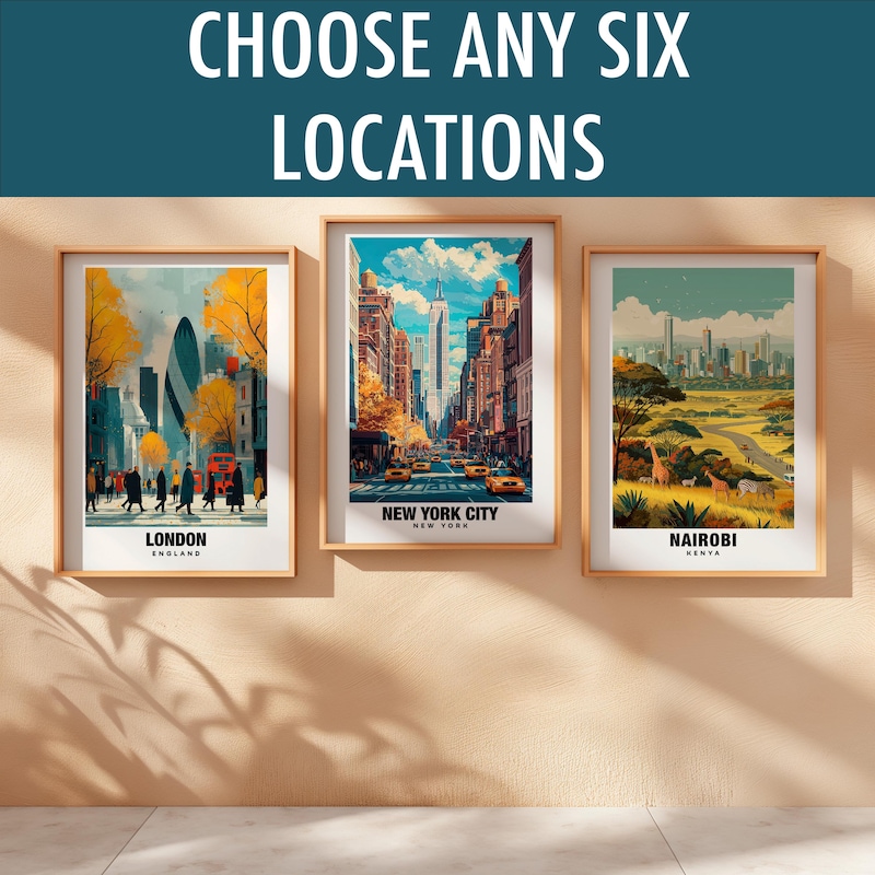 City Poster - Etsy
