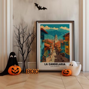 La Candelaria Wall Art: Bogotá Cityscape (historic District Print) - Etsy