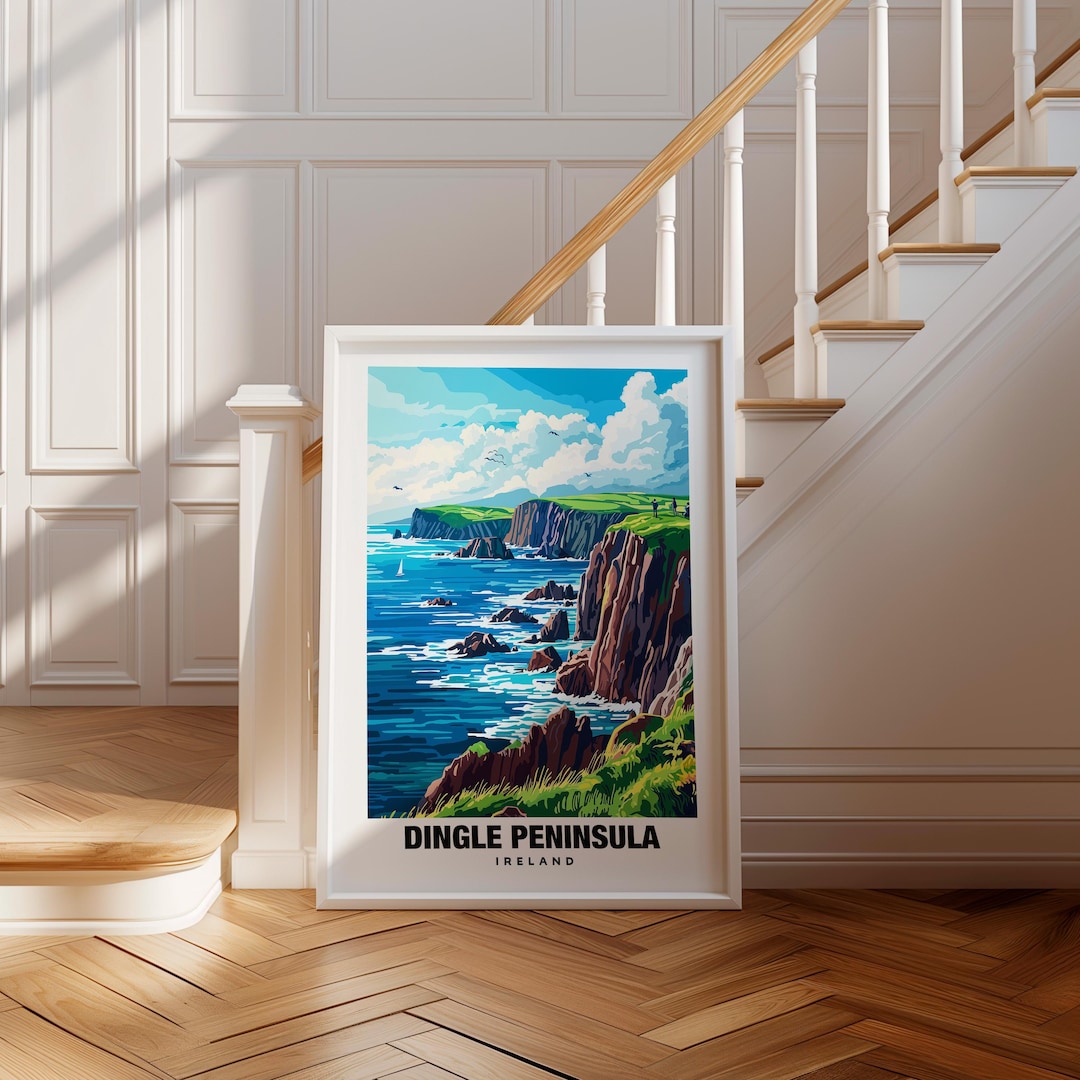 Dingle Peninsula Print - Ireland Poster, Dingle Peninsula Views, Dingle ...