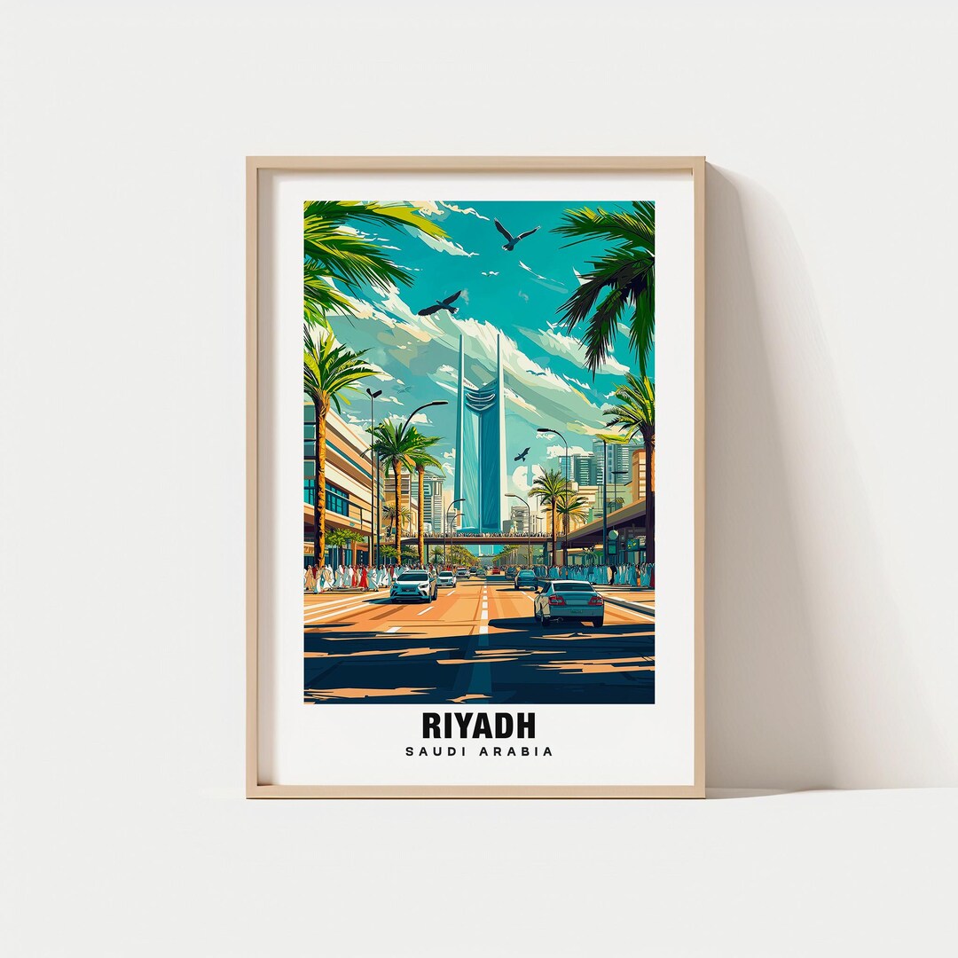 Riyadh Print - Saudi Arabia Poster, Riyadh Views, Riyadh City, Riyadh ...