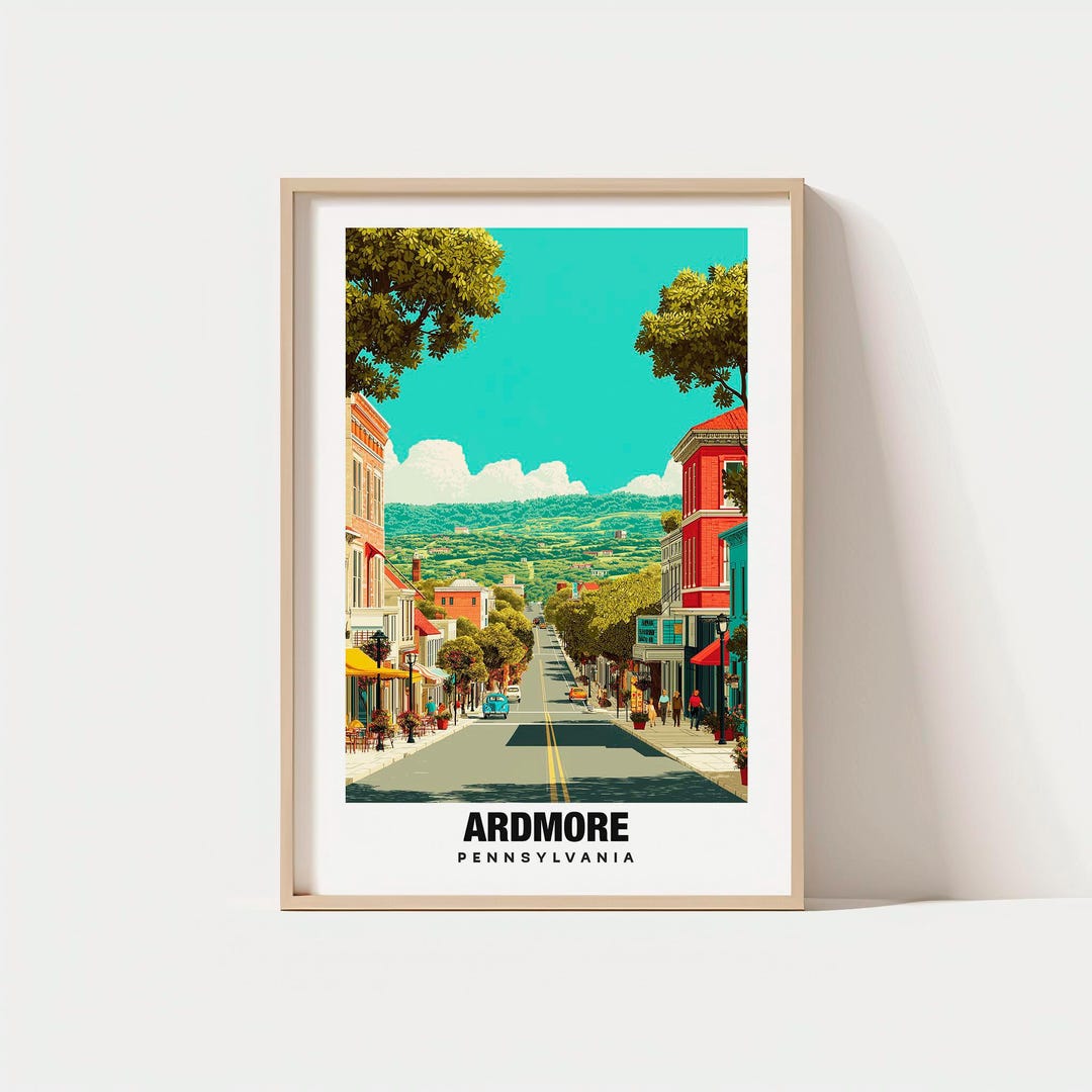 Ardmore Print - USA Poster, Ardmore Views, Oklahoma Charm, Community ...
