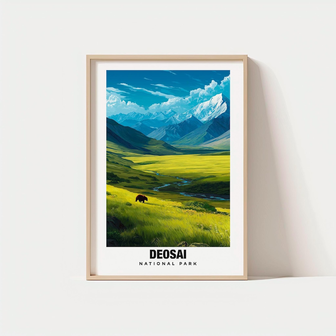 Deosai National Park Wall Art - Scenic Pakistan Landscape Poster - Etsy