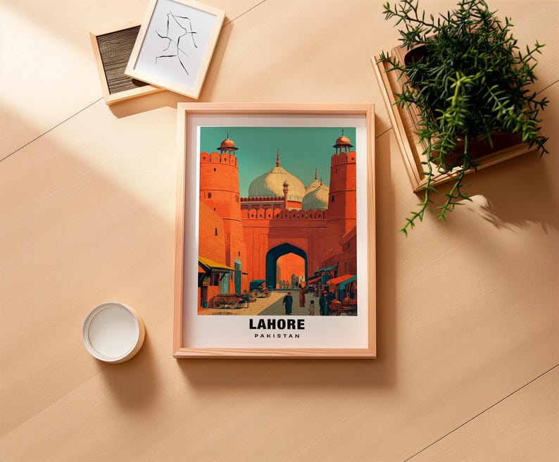 Lahore Poster: Pakistan Travel Art (digital Download, Multiple Sizes ...