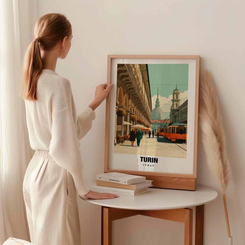 Turin, Italy Travel Print Wall Art, Turin - Italy City Print, Turin ...