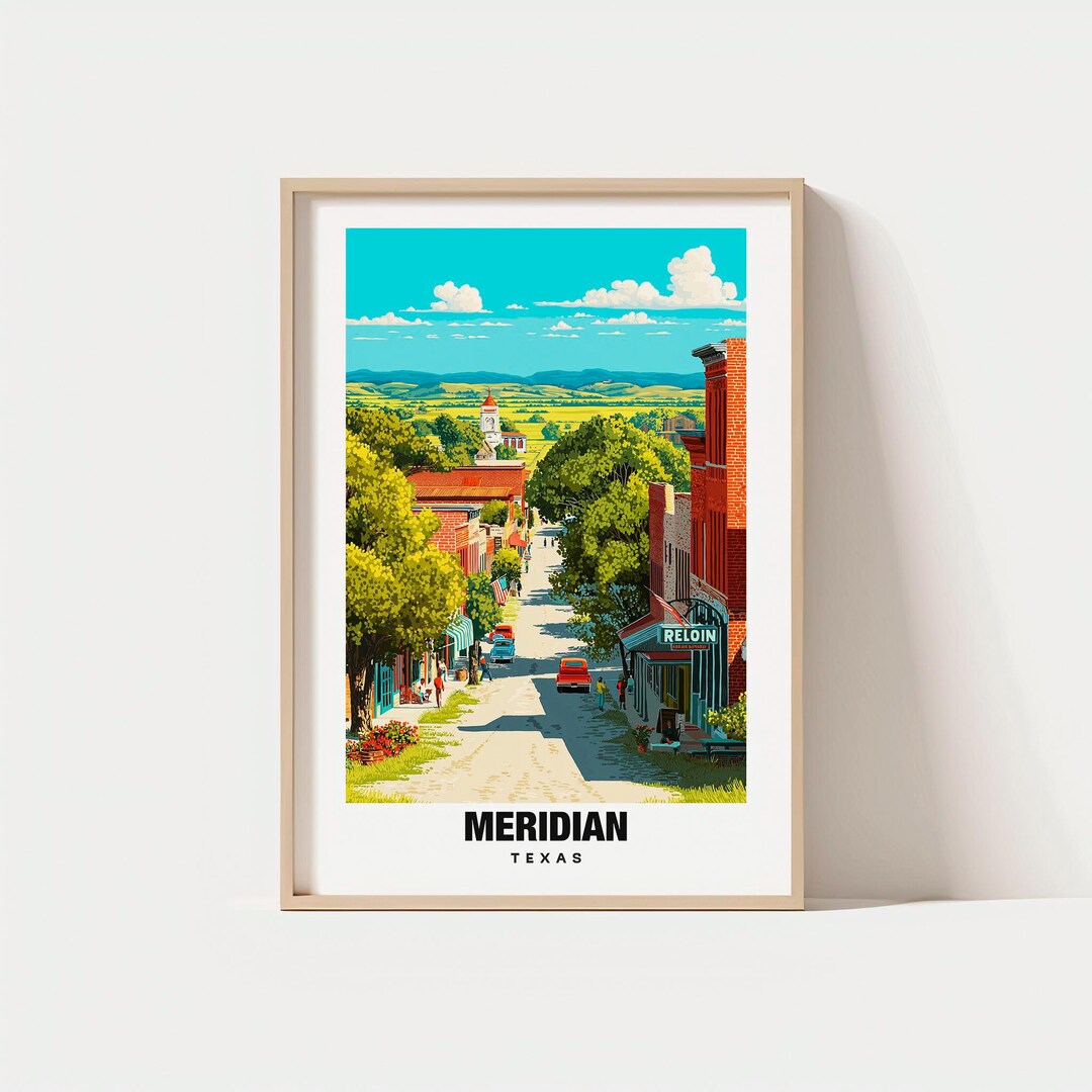 Meridian Wall Art: Scenic Texas Countryside (digital Download) - Etsy