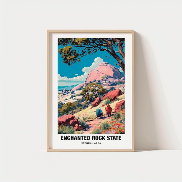 Enchanted Rock Tx Art - Etsy Australia