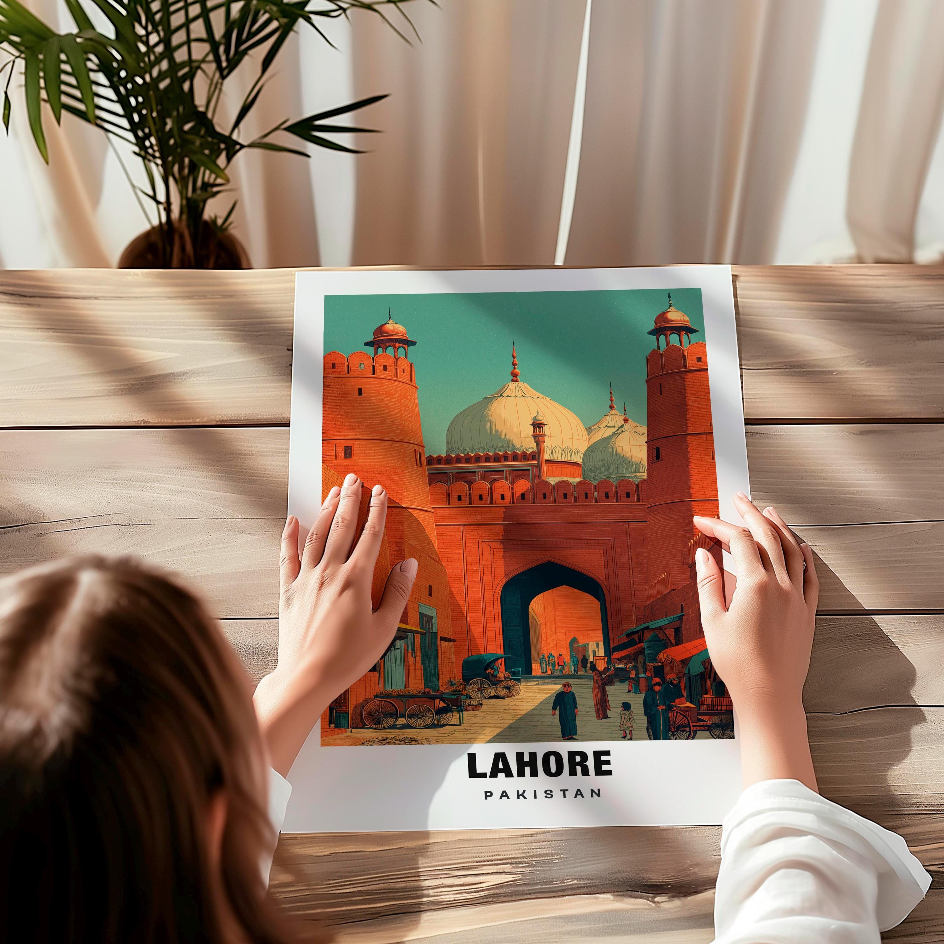 Lahore Poster: Pakistan Travel Art (digital Download, Multiple Sizes ...