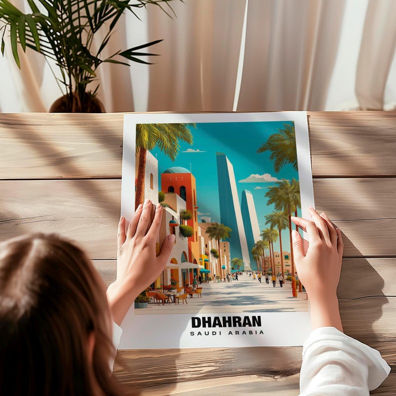 Dhahran Print - Saudi Arabia Poster, Dhahran Views, Dhahran Art ...
