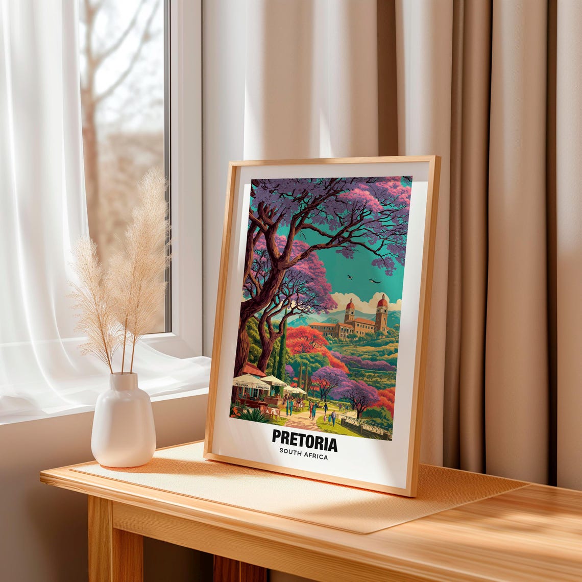 Pretoria Wall Art Print, Jacaranda Streets, City Views (digital ...