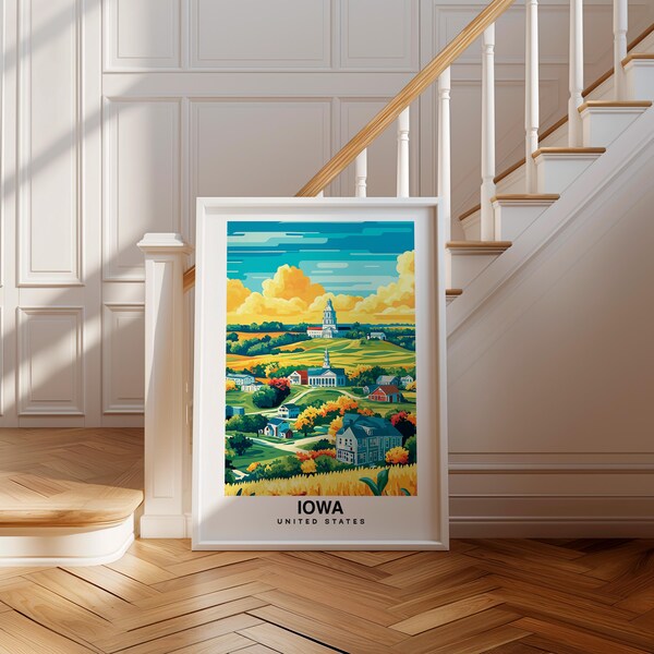 Iowa Landscape - Etsy