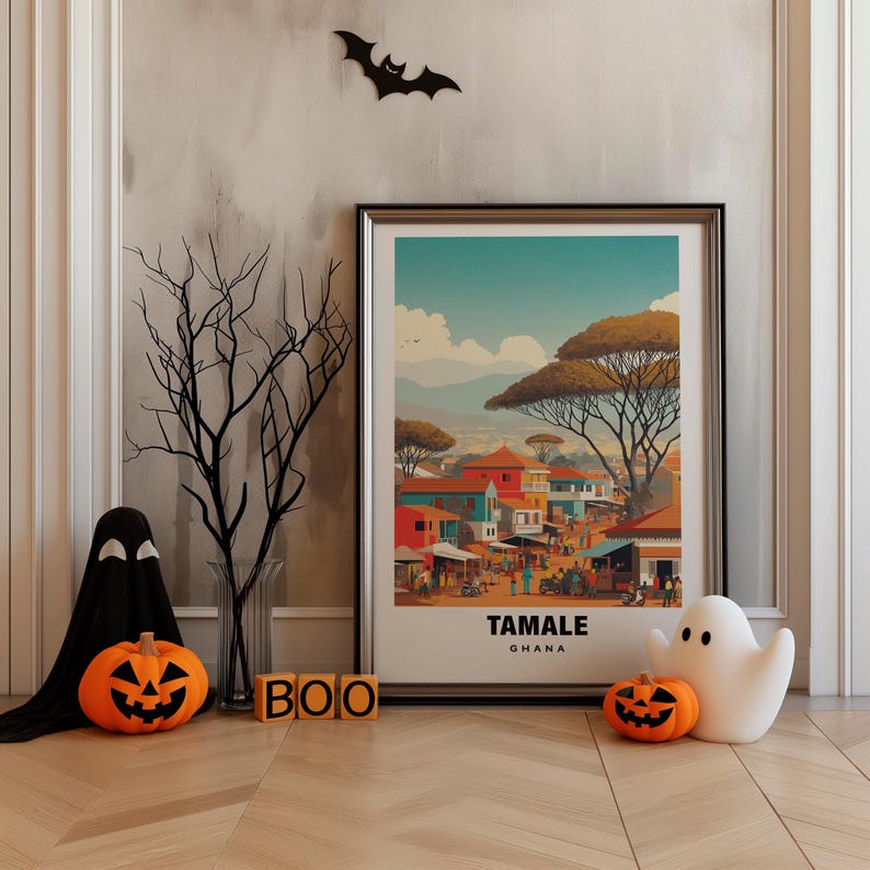 Tamale Print - Ghana Poster, Tamale Views, Tamale Art, Cultural Charm ...