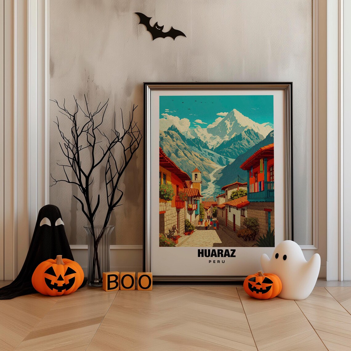 Huaraz Print - Peru Poster, Huaraz Views, Huaraz Art, Mountain Charm ...