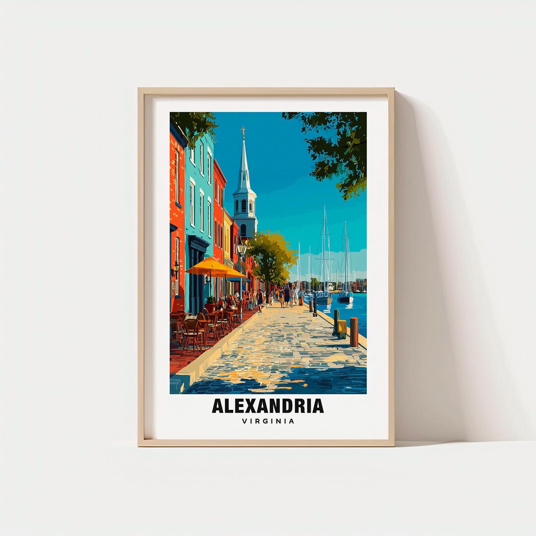Alexandria Wall Art: Colonial Charm - Scenic Potomac Views - Etsy