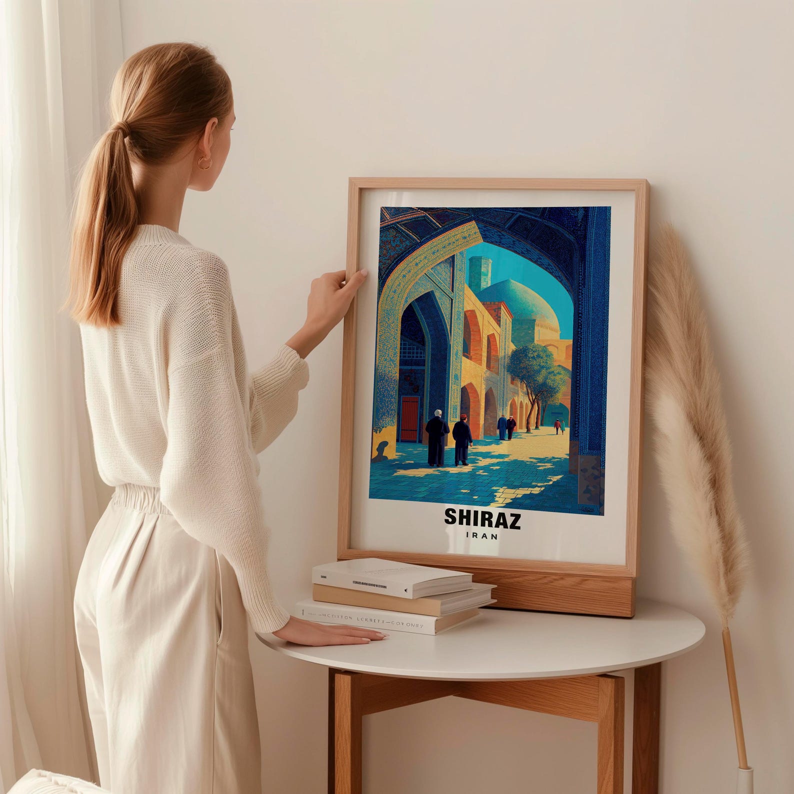 Shiraz Travel Poster: Persian Architecture and Gardens (multiple Sizes ...
