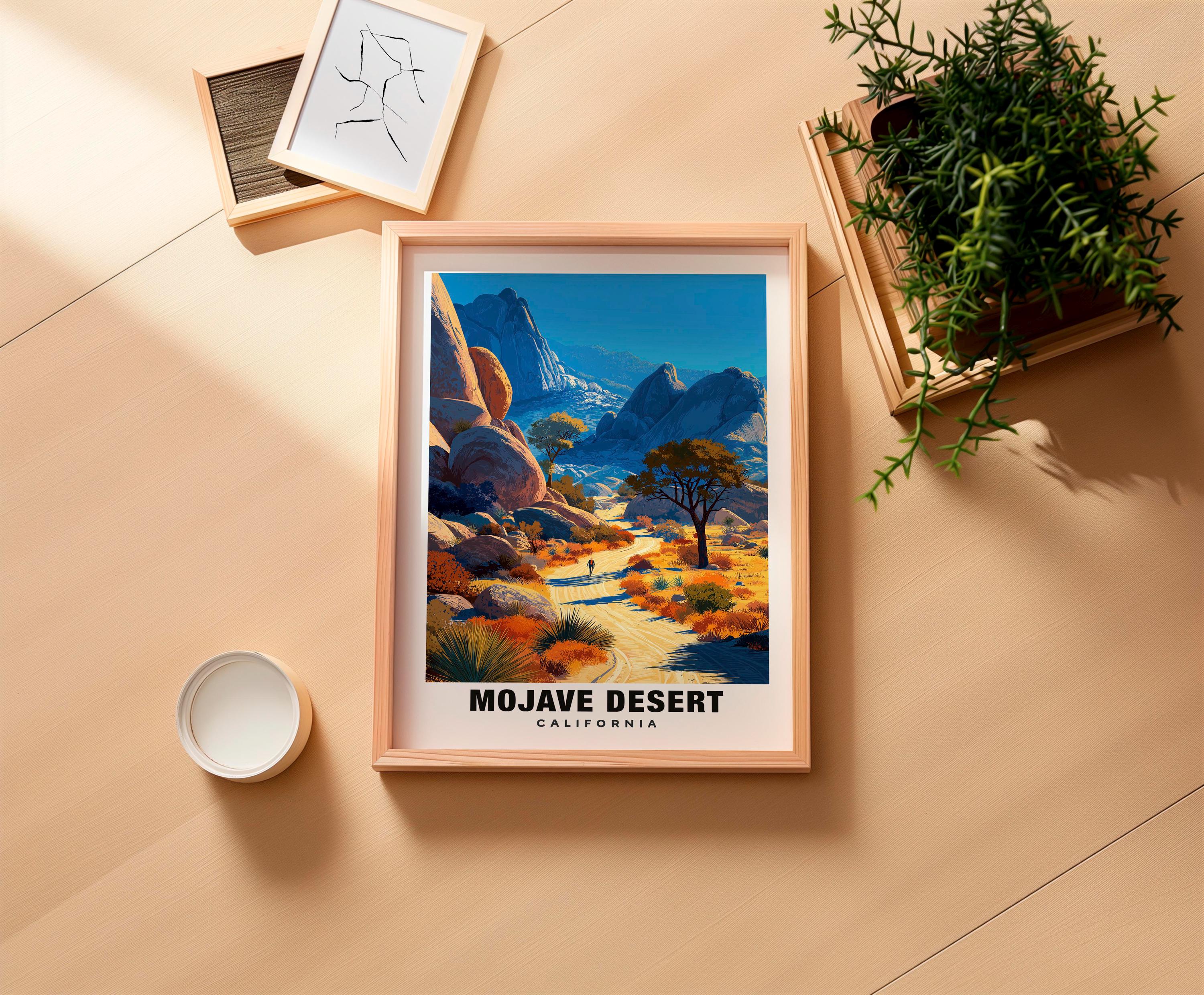 Mojave Desert Print - California Poster, Mojave Views, Mojave Art ...