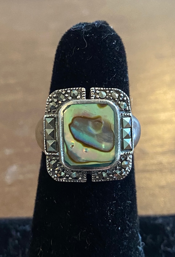 Vintage colorful abalone shell - Gem