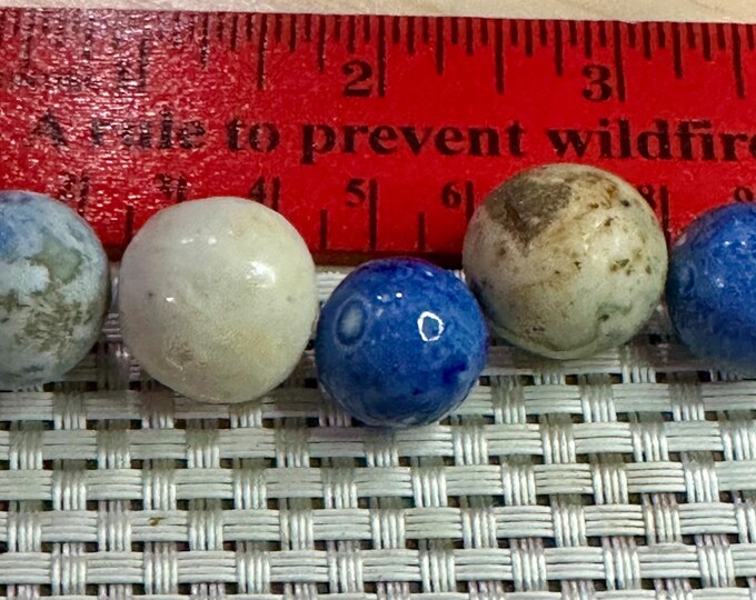 Five Antique Bennington 1890’s Era Marbles. Unusual Colors. - Etsy