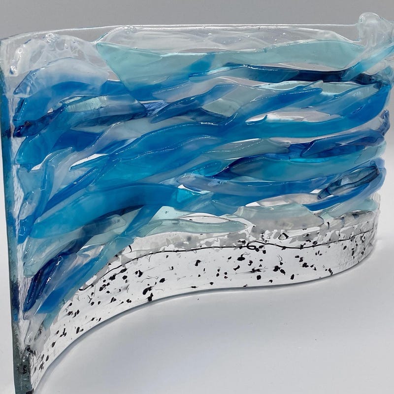 Glass Wave Sculpture - Etsy