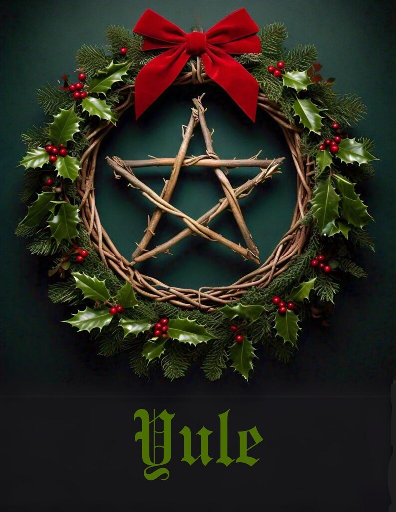 Yule Grimoire Printable, Book of Shadows Pages, Digital Download - Etsy