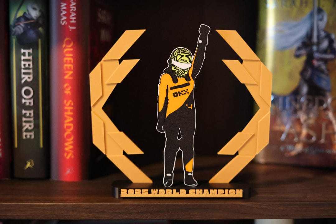 Lando Norris 2025 World Champion Display - Etsy
