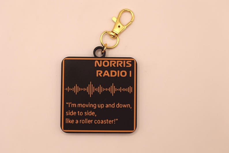 Lando Norris Radio Key Chains L Papaya Formula Team - Etsy