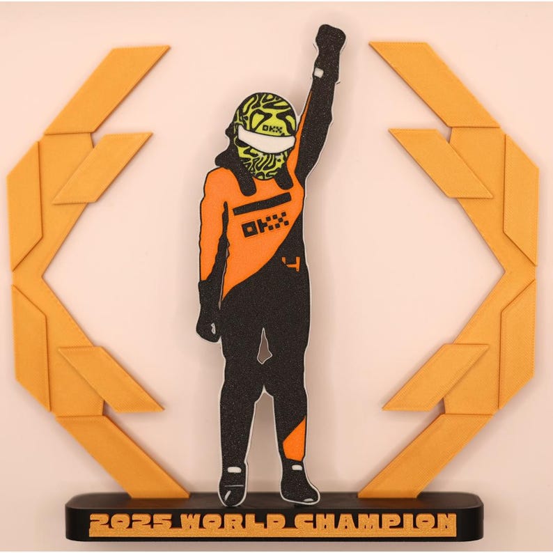 Lando Norris 2025 World Champion Display - Etsy