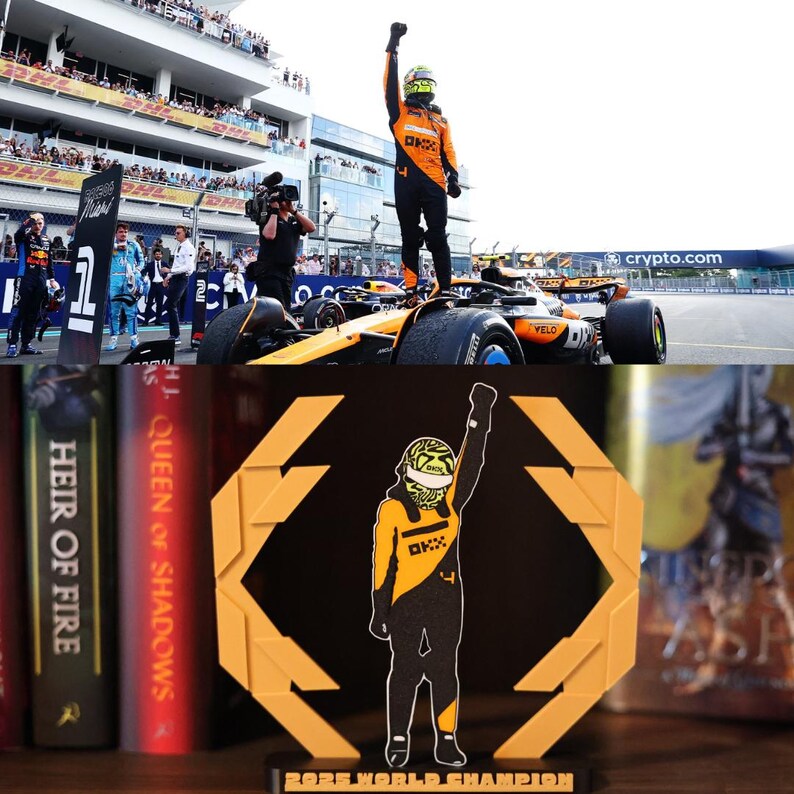 Lando Norris 2025 World Champion Display - Etsy