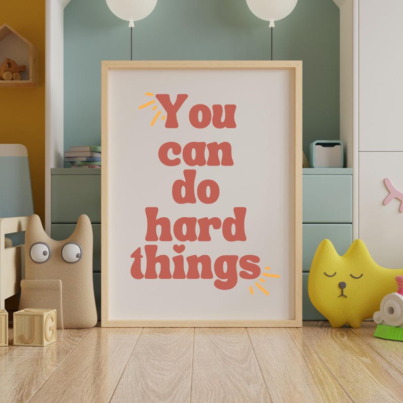 I Can Do Hard Things, Motivate Printable, Growth Mindset, I Can Do It ...
