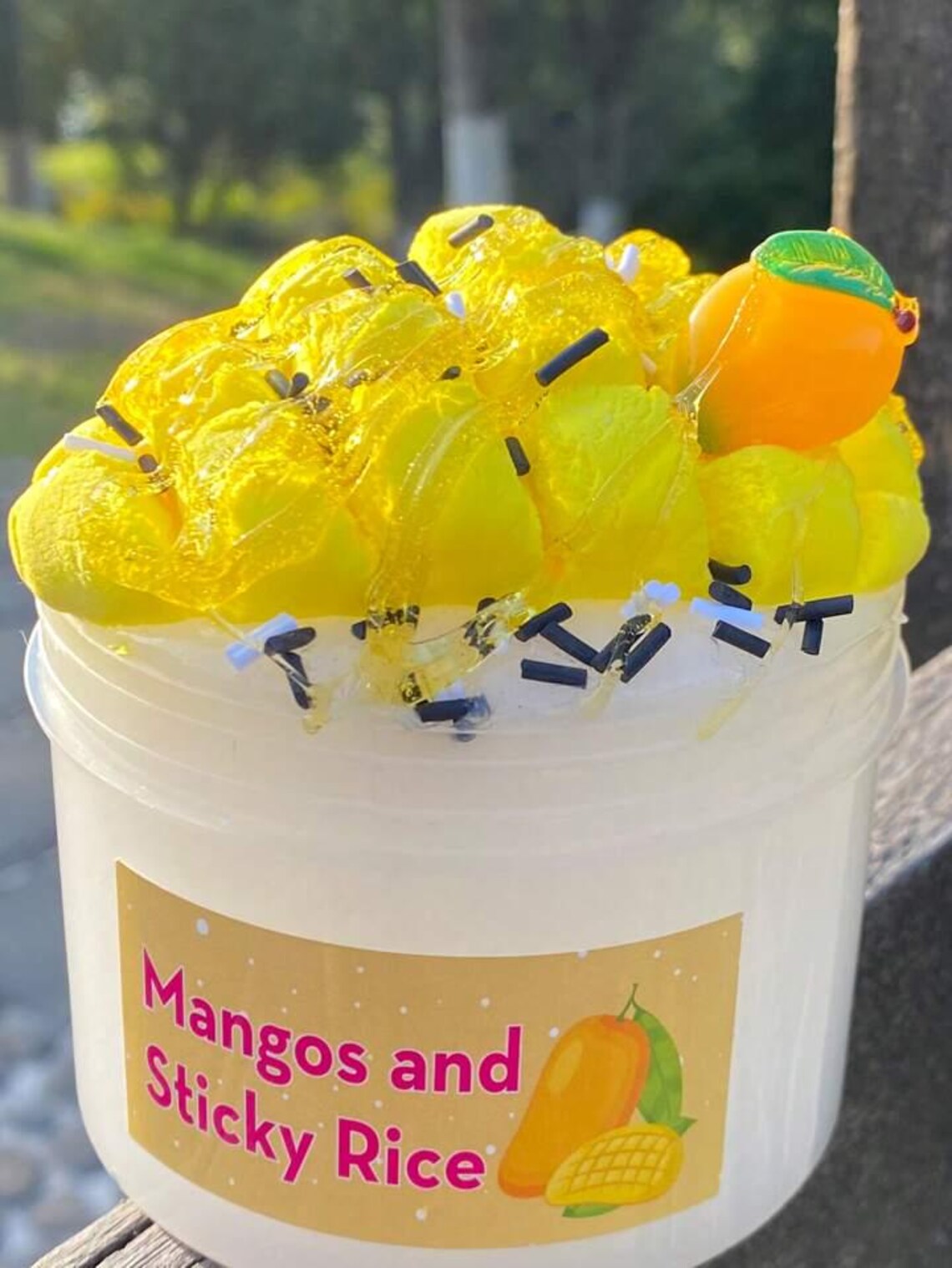 Set DIY 270ml Mango Clay Slime Kit, Free to Create With Mango Material ...