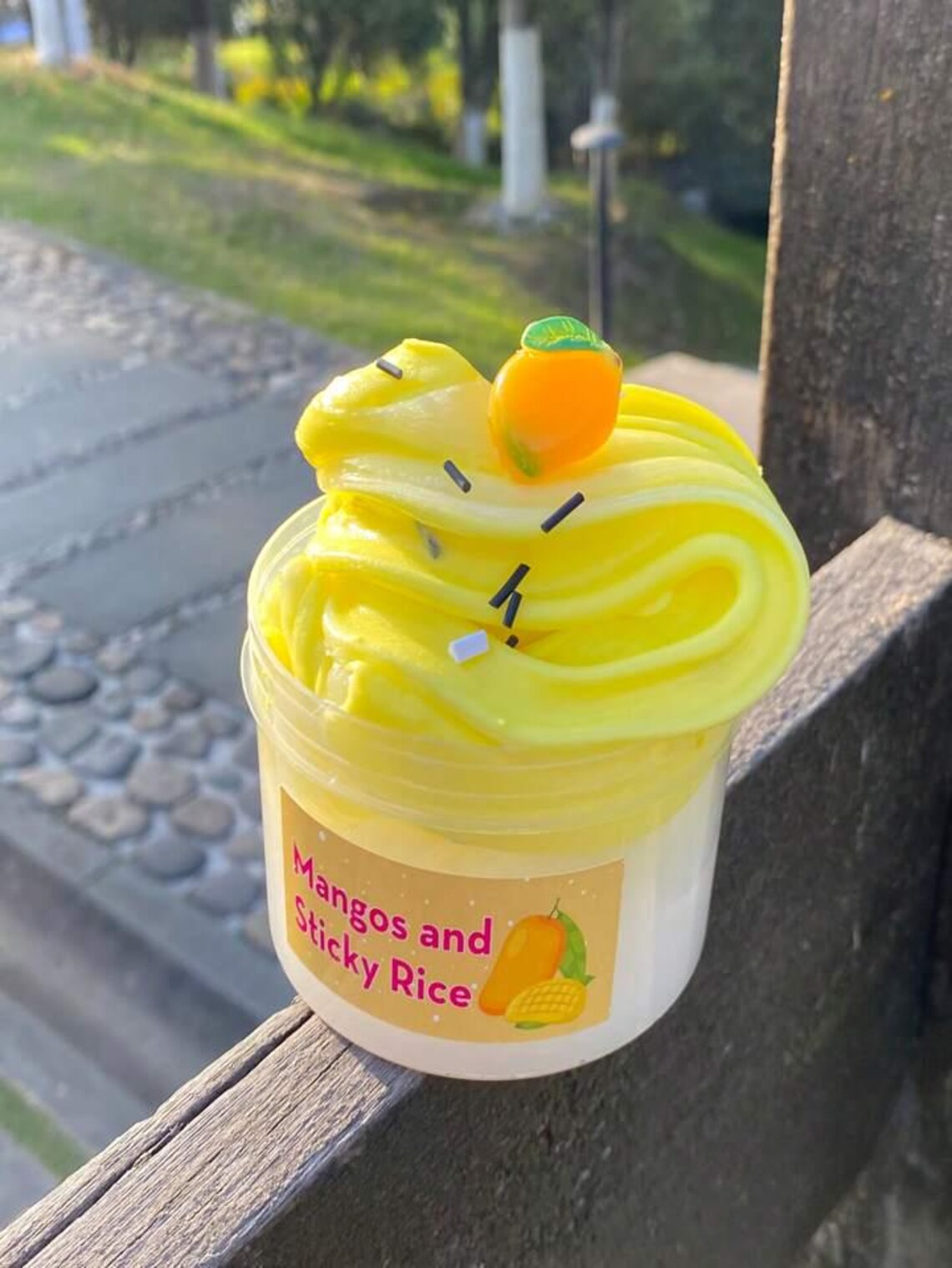 Set DIY 270ml Mango Clay Slime Kit, Free to Create With Mango Material ...