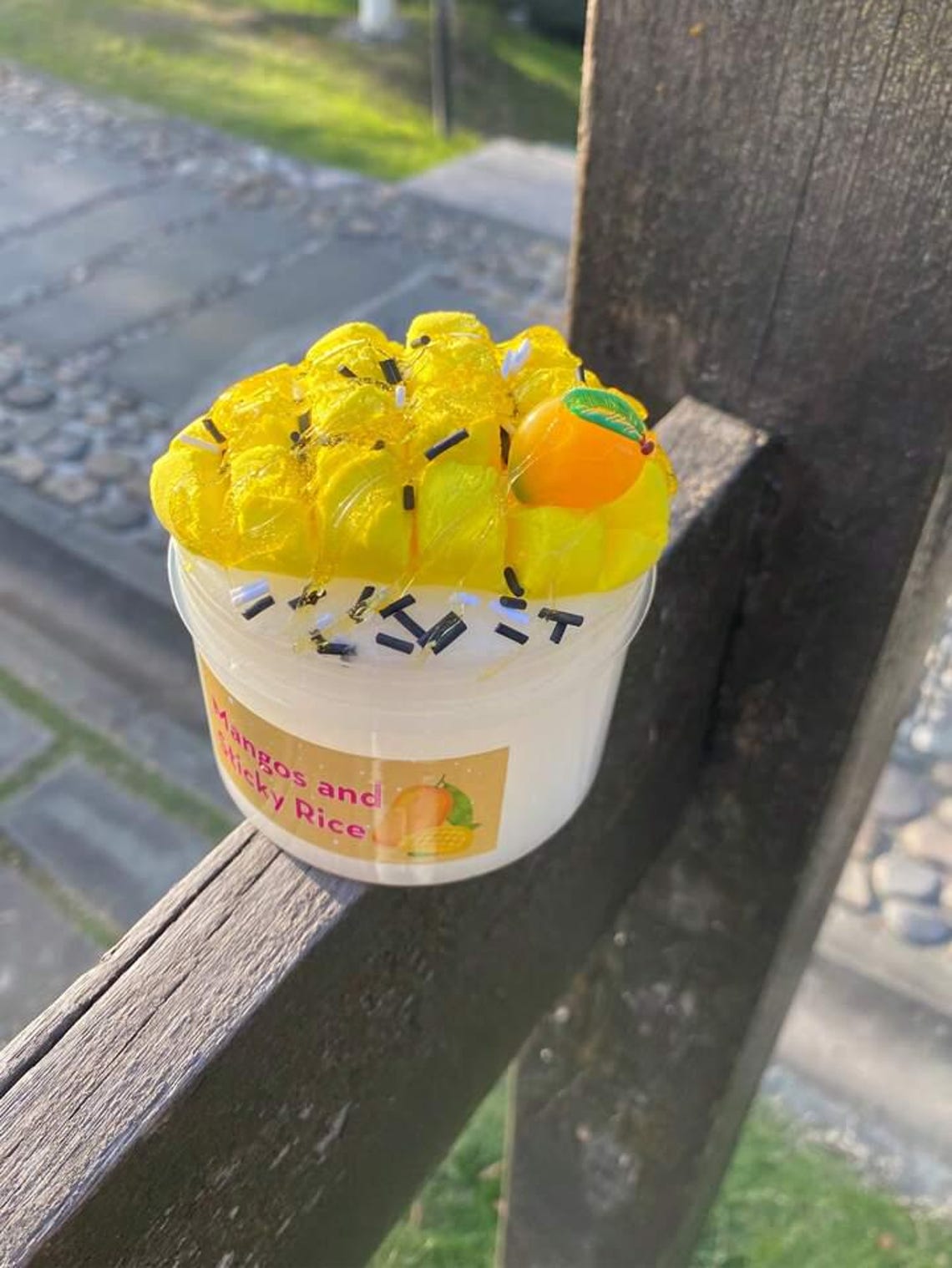 Set DIY 270ml Mango Clay Slime Kit, Free to Create With Mango Material ...