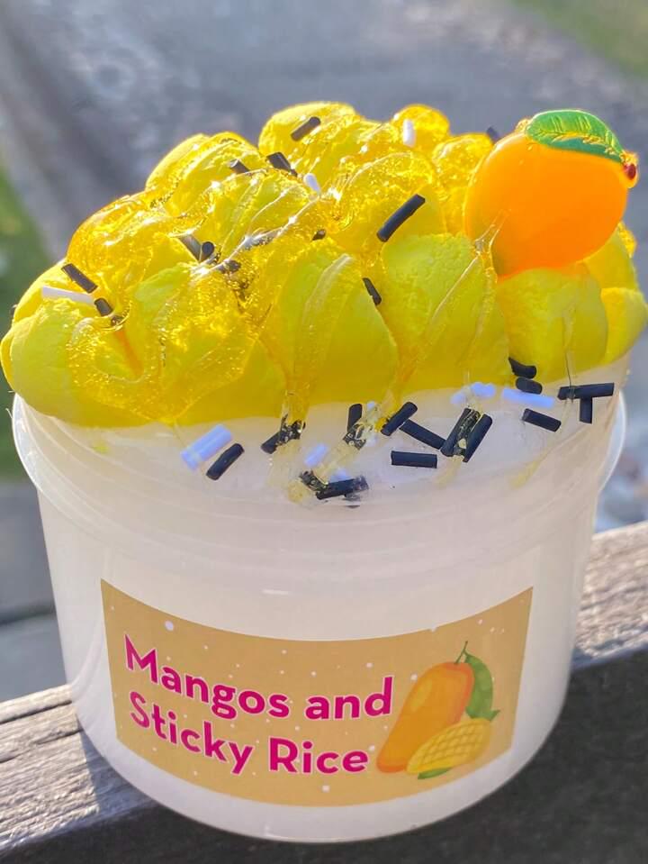 Set DIY 270ml Mango Clay Slime Kit, Free to Create With Mango Material ...