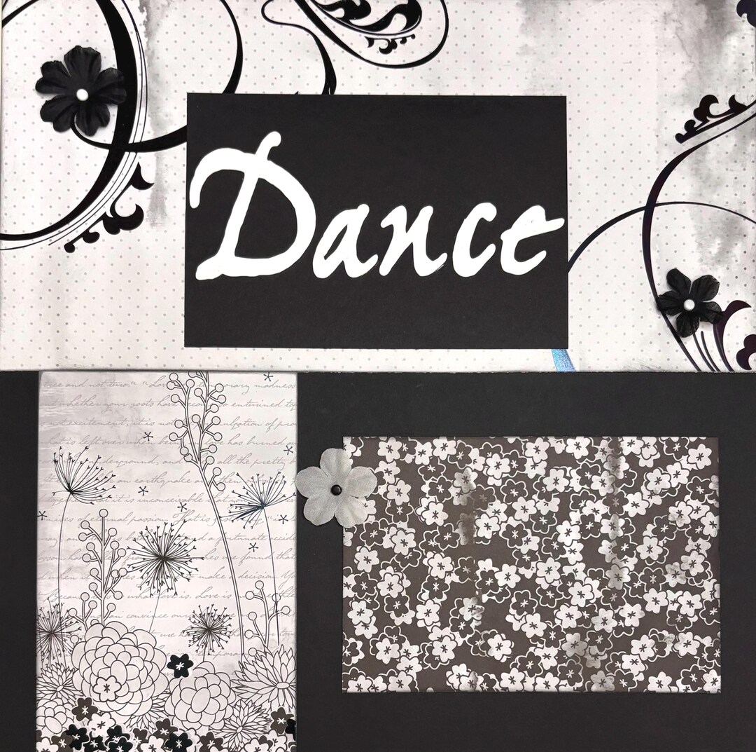 Scrapbook Pages, Dance, Music, Instrument, Recital, Concert, Competiton ...