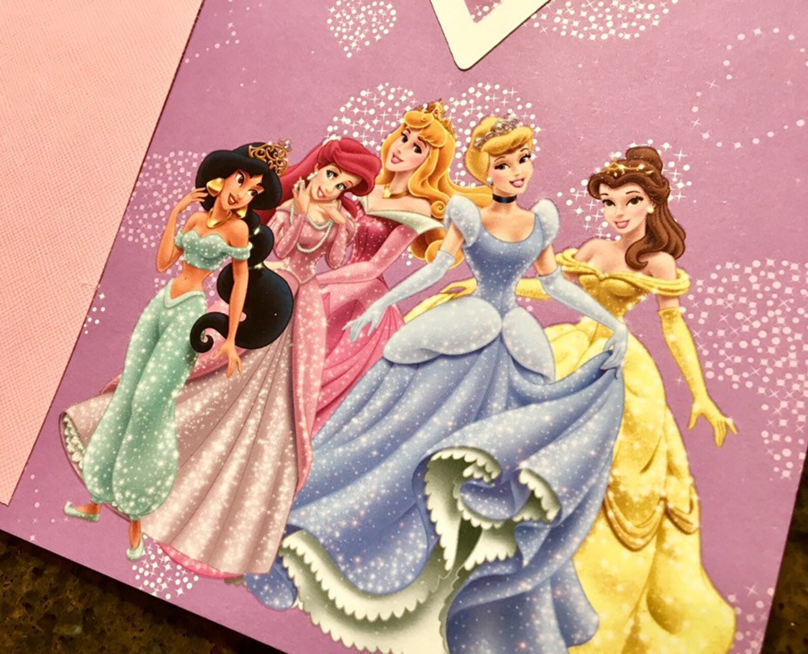 12x12 Princess Scrapbook Page Kit, 12x12 Premade Princess Scrapbook ...