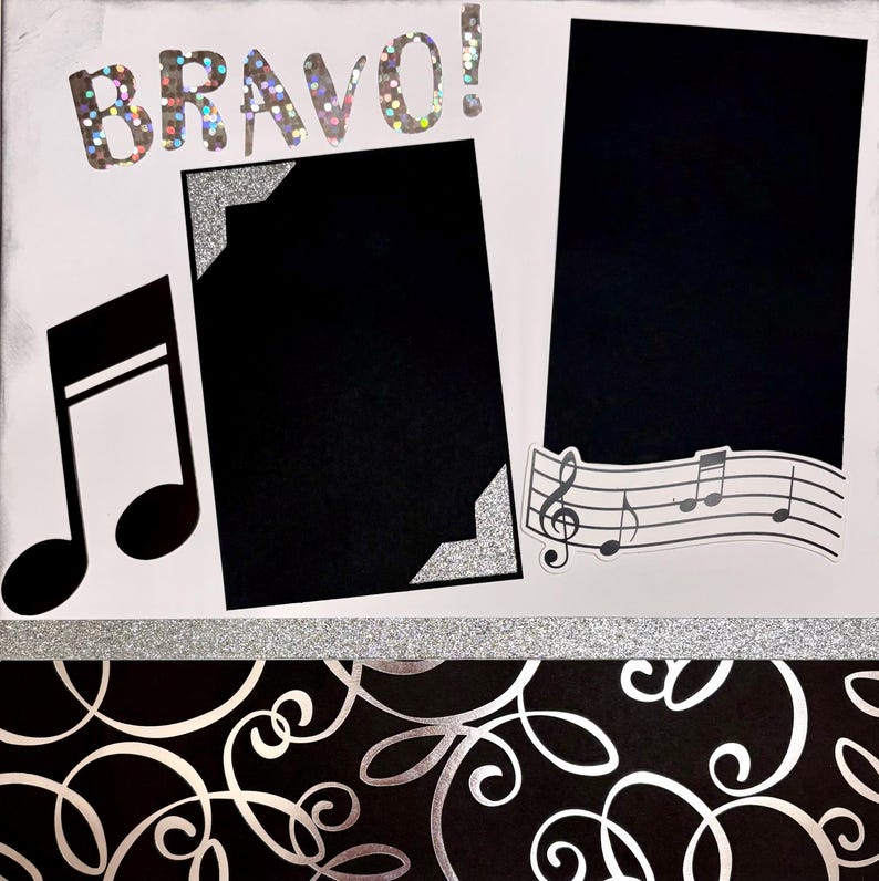 Scrapbook Pages, Dance, Music, Instrument, Recital, Concert, Competiton ...