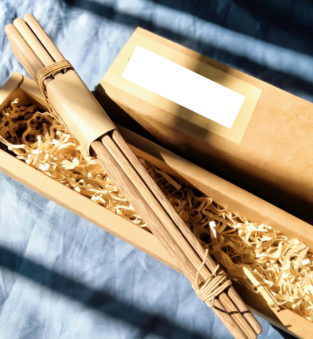 Minimal Rounded Solid Wood Chopsticks, Set of 5 Pairs for Home Fine ...
