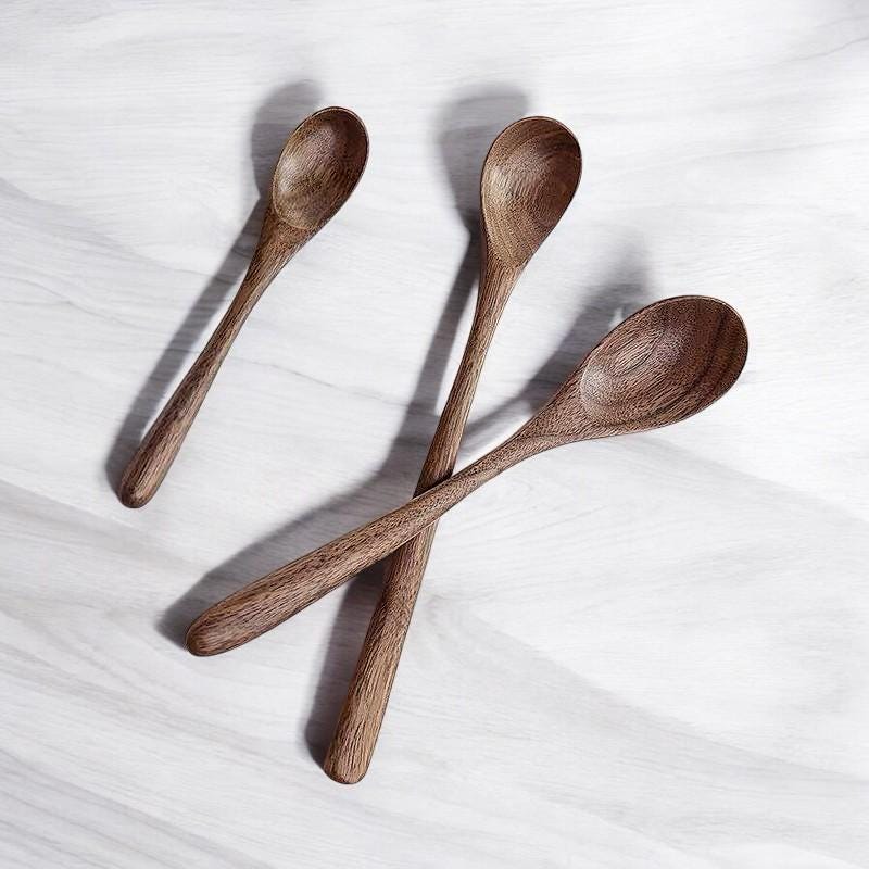 Walnut Spoon, Handycraft Regular Wood Spoon, Premium Classic Spoon, 12 ...