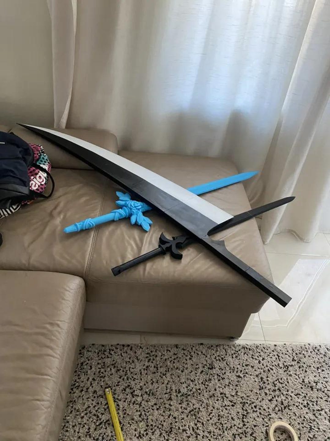 Bleach Zangetsu Sword Cosplay 3D Printed Helmet Sword Mask Armor ...