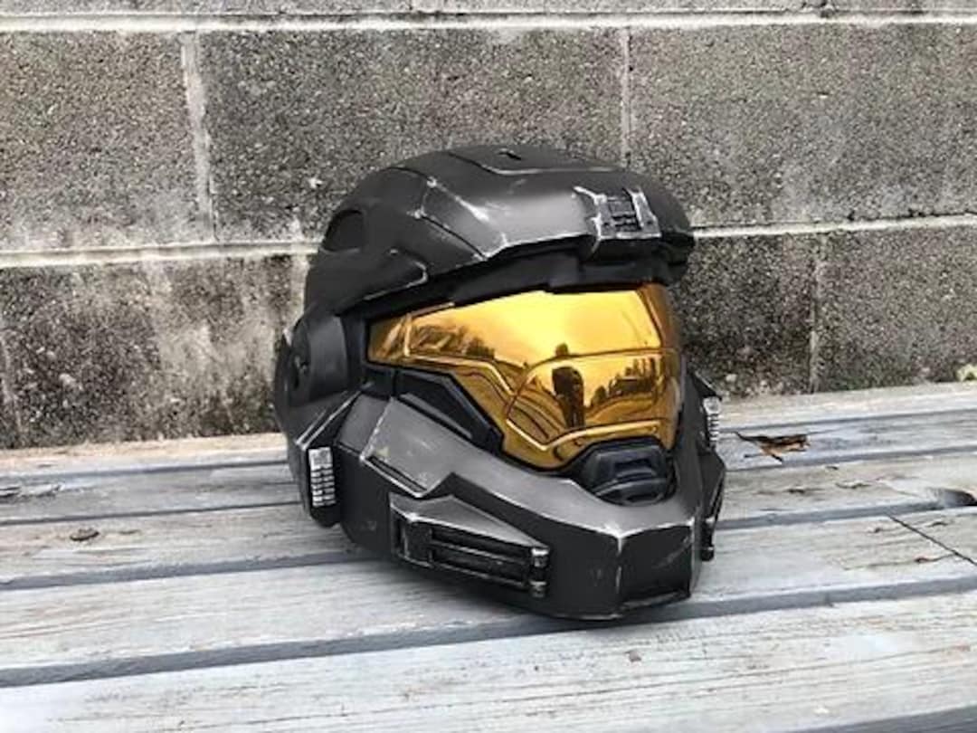 Halo Reach Noble 6 Helmet Cosplay 3D Printed Helmet Sword Mask Armor ...