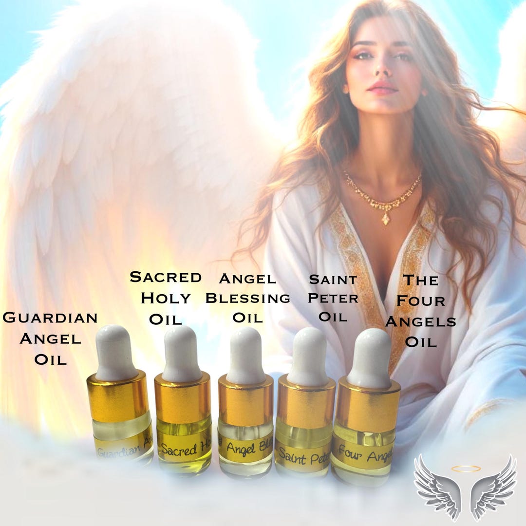 Holy Anointing Oil Sample Set: Angelic, Spiritual Oils - River Jordan ...