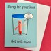 Get Well Soon Greeting Card Appendicitis Sympathy Card Funny Card ...