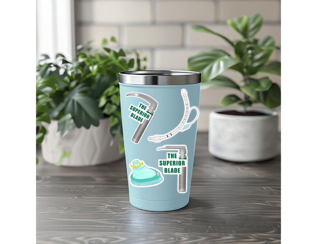 Vinyl Sticker Anesthesia CRNA Sticker Waterproof Sticker for Tumbler ...