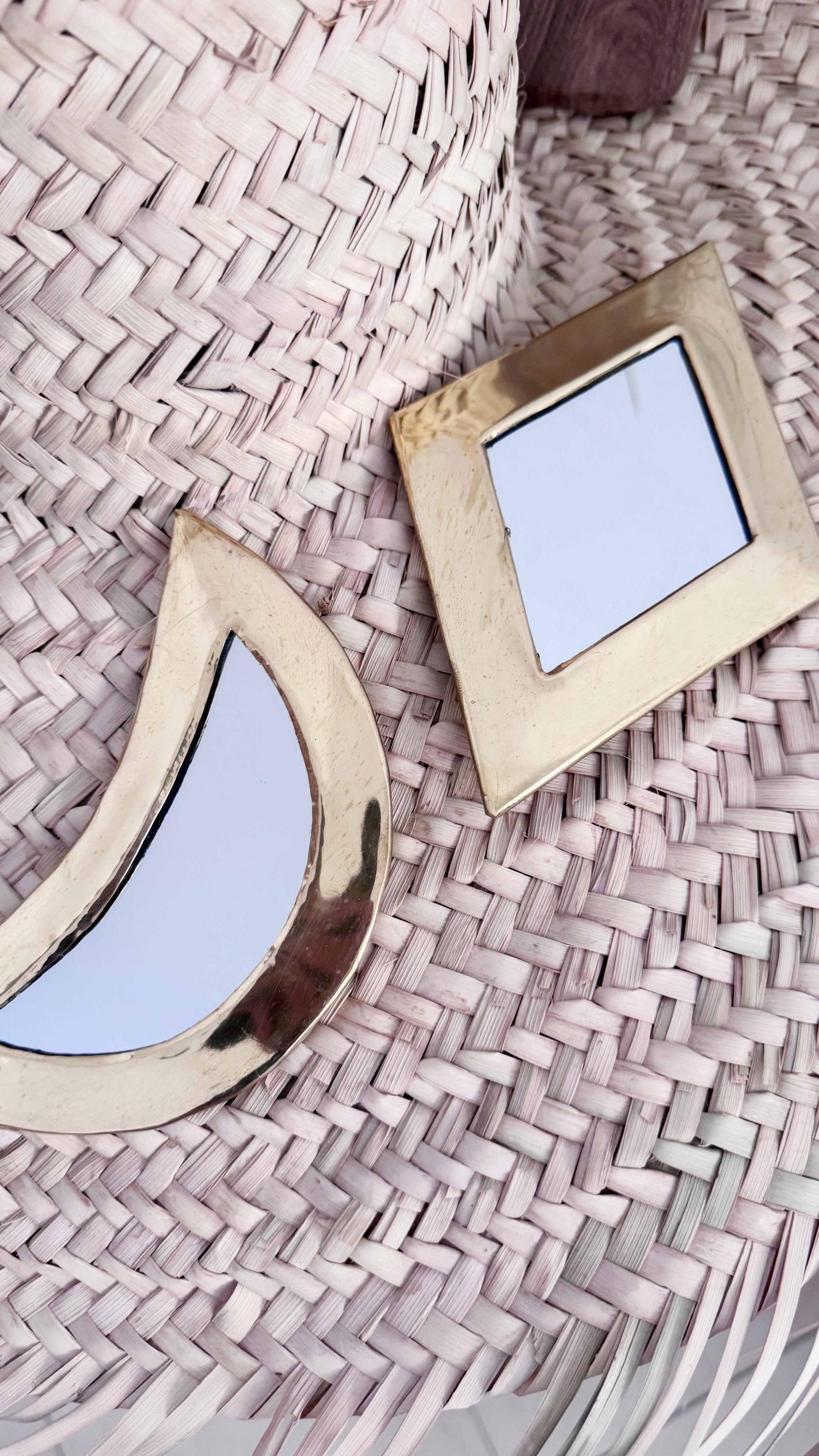 Handmade Brass Wall Mirror: Small Decorative Arch Mirror - Etsy